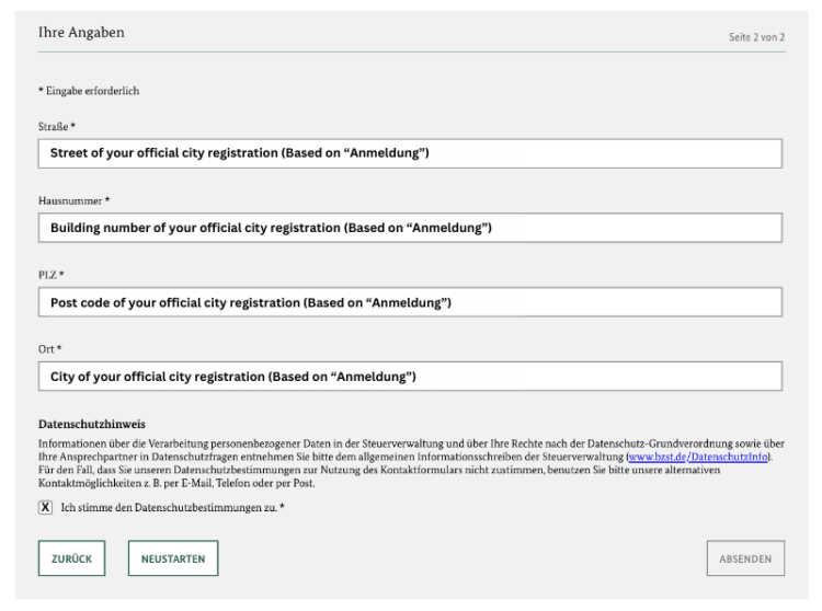 Tax identification number in Germany (IdNr vs. Steuer-ID)